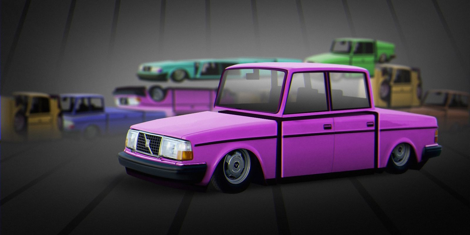 Personajes de videojuegos convertidos en coches - Sevencars